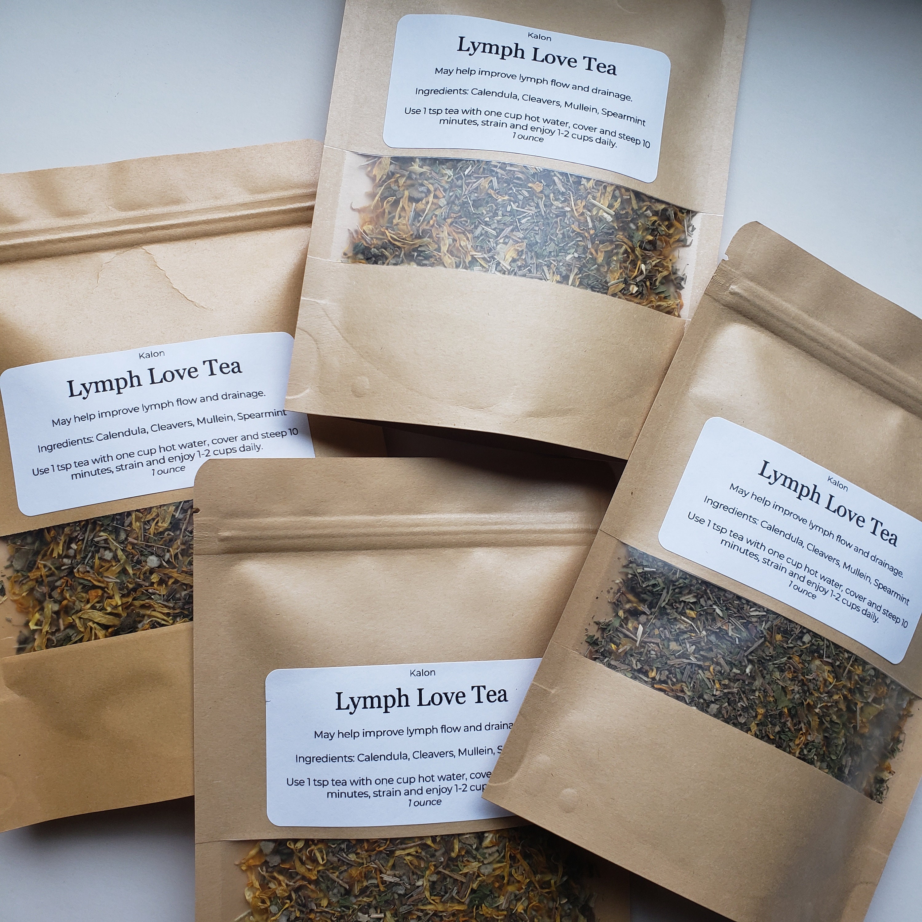 Lymph Love Herbal Tea, Organic Lymphatic Support and Drainage - Etsy