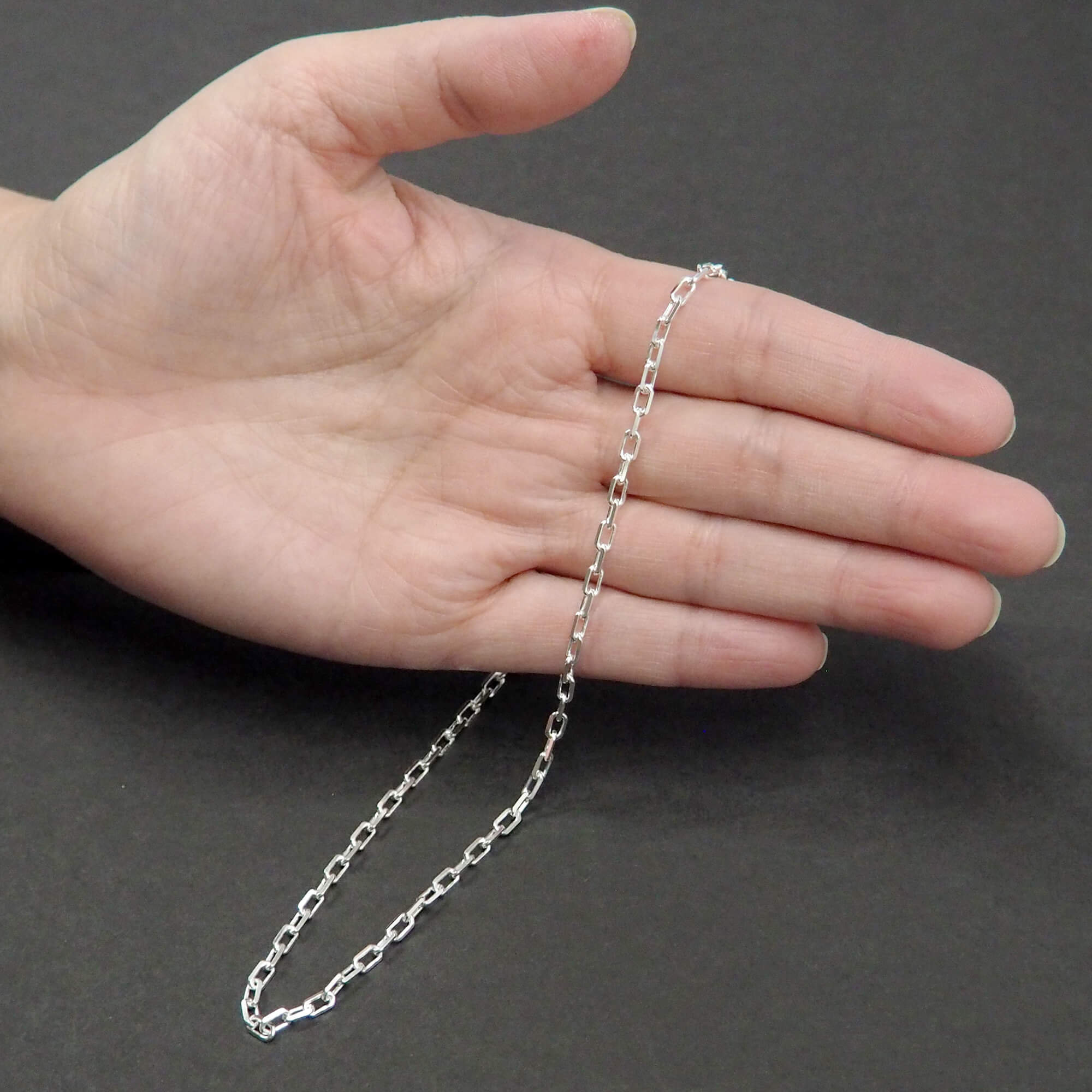 Sterling Silver 3mm Anchor Chain Necklace Solid Italian Nickel-free, 16 ...