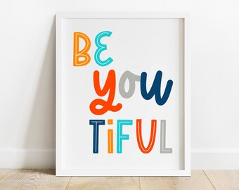 Beyoutiful Wall Art | Etsy