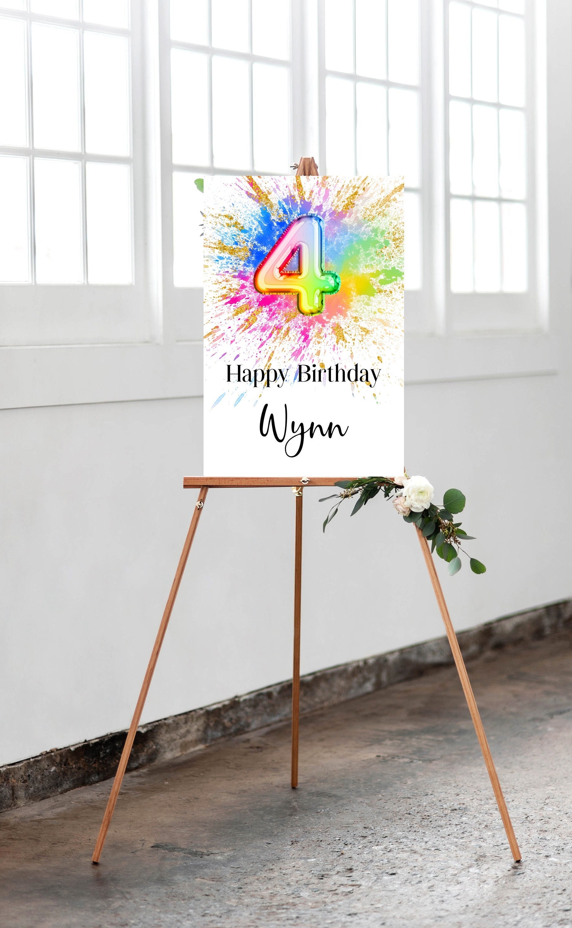 Paint Splash Birthday