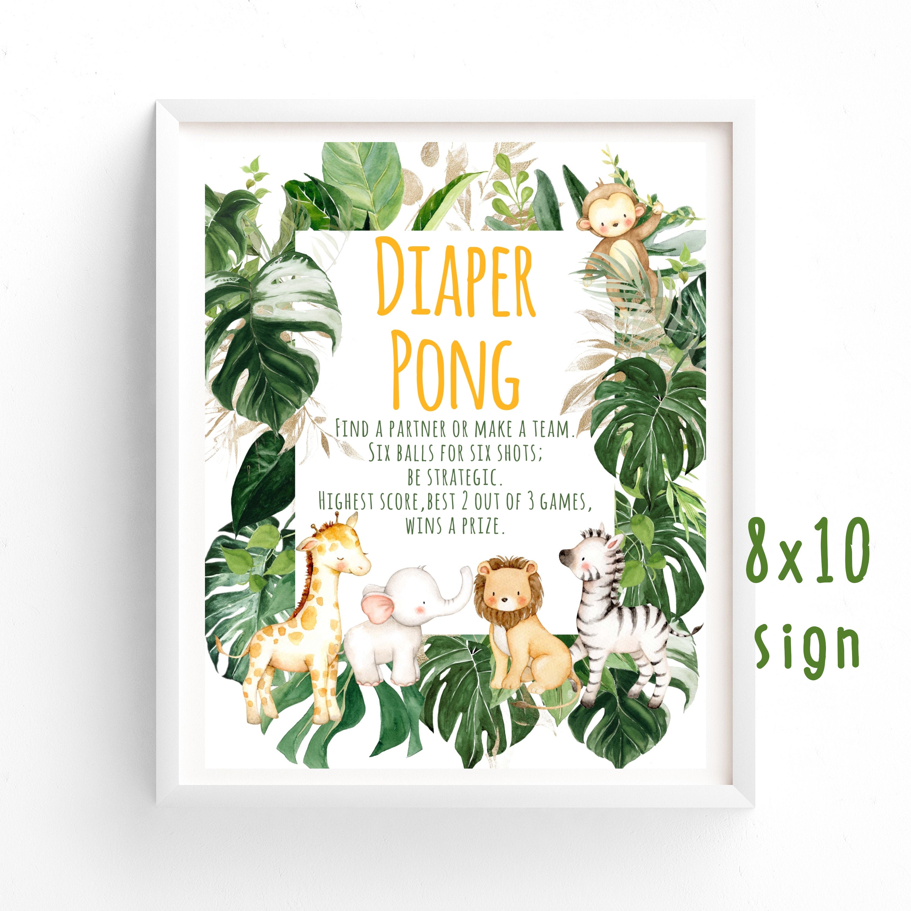 Diaper Pong Rules Printable Printable World Holiday