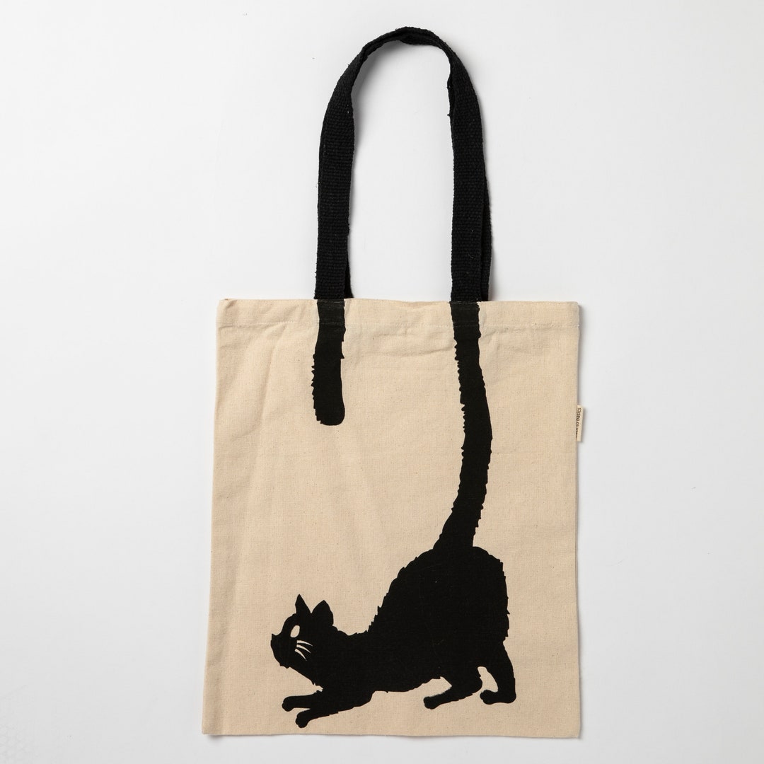 Cat Tote Bag - Etsy