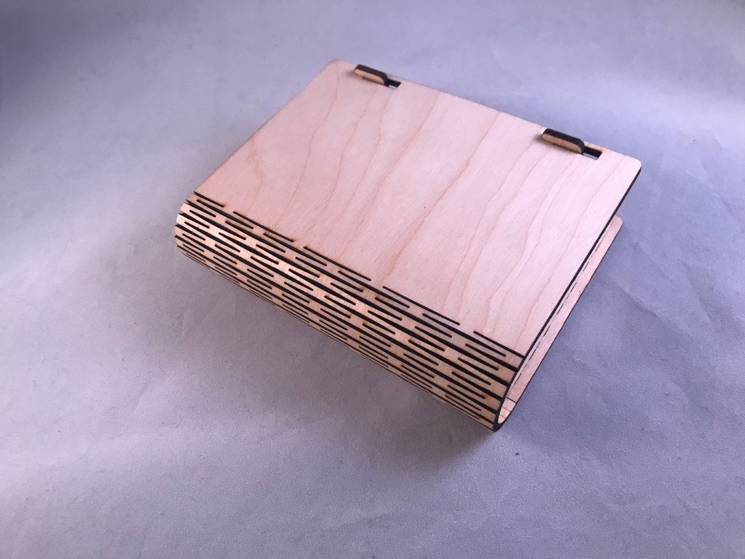 Living Hinge Book Box, Unfinished - Etsy