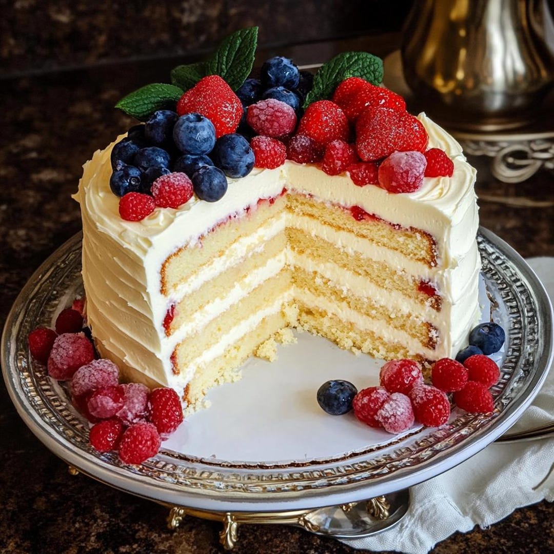 Chantilly Cake With Cheesecake Bottom Layer – Decadent Dessert Recipe ...