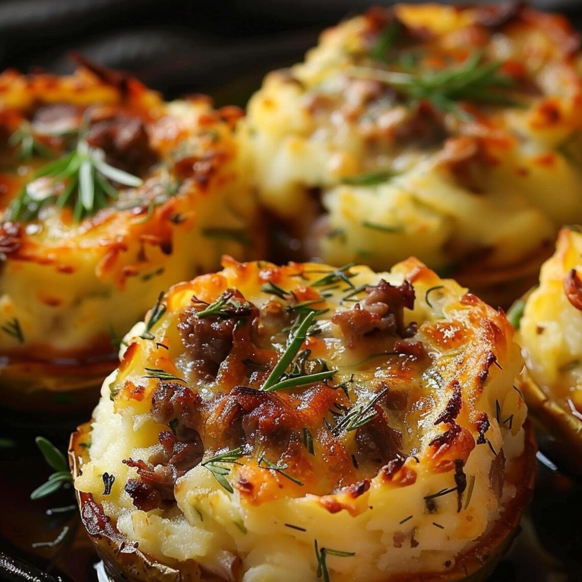 Stuffed Mashed Potato Nests Recipe – Savory & Fun Downloadable Side ...