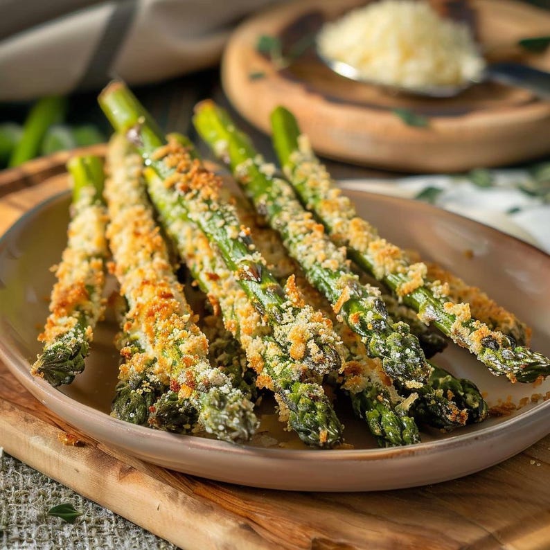 Crispy Parmesan Asparagus Sticks Recipe – Easy & Delicious Side Dish ...