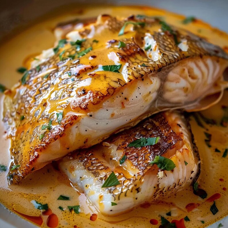 Downloadable Red Snapper With Creamy Creole Sauce Recipe – Bold ...