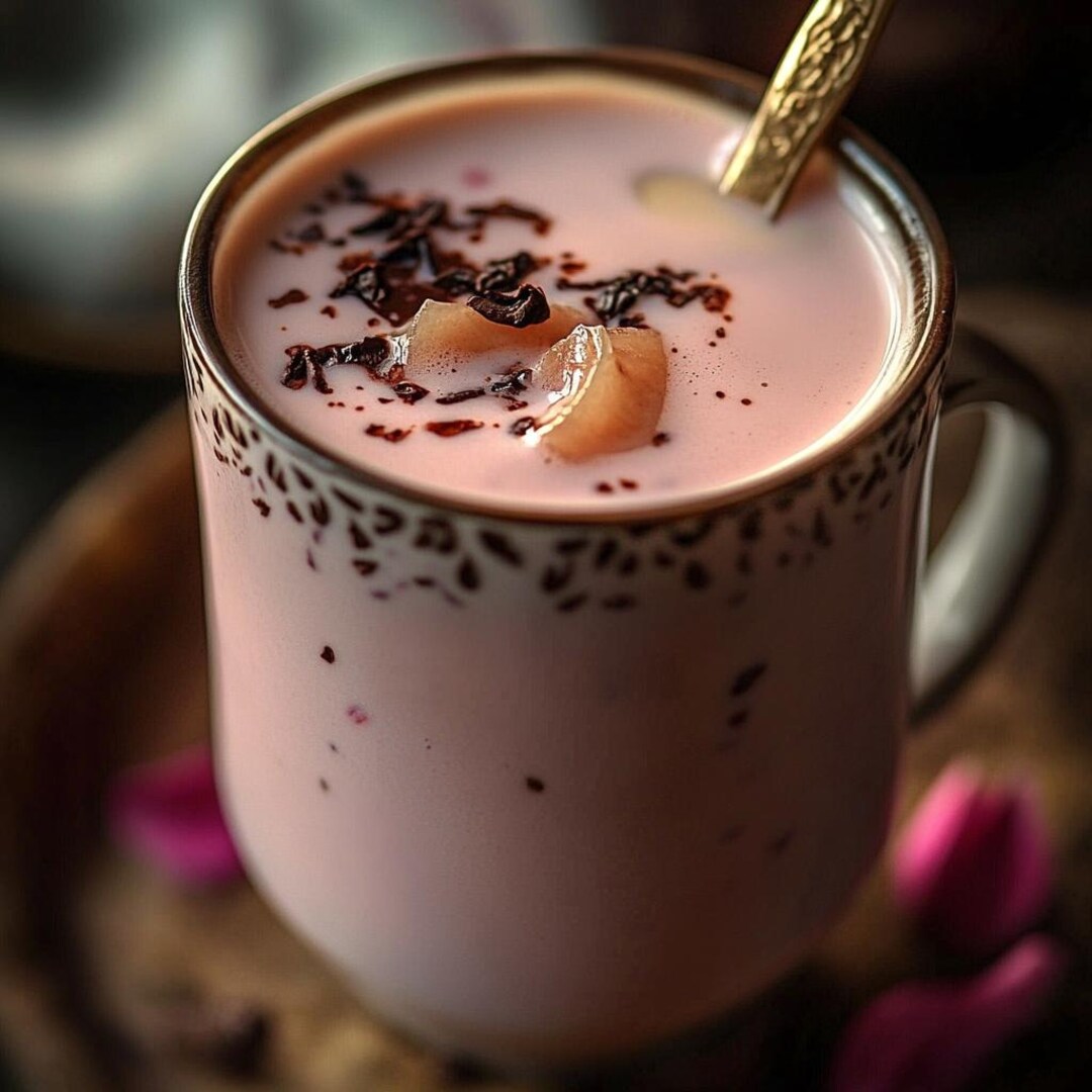 Kashmiri Pink Chai - Traditional Noon Tea With Aromatic Spices and ...
