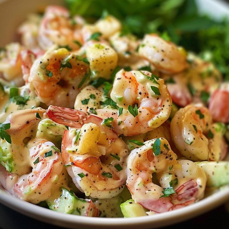 Creamy Shrimp Remoulade Salad Recipe - Downloadable Southern Delight - Etsy