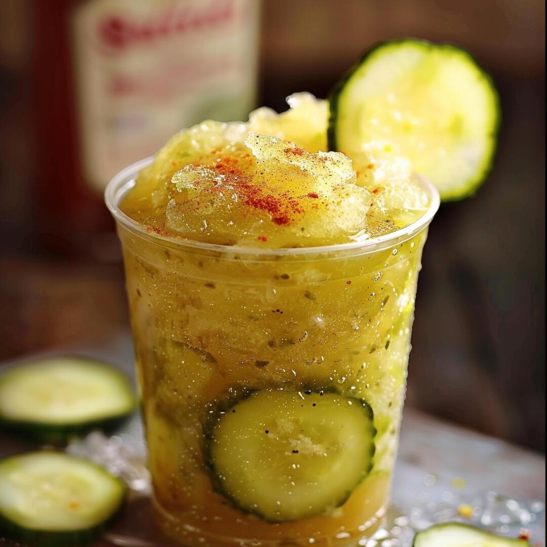 Downloadable Pickle Slushy Recipe – Refreshing Tangy Frozen Drink - Etsy