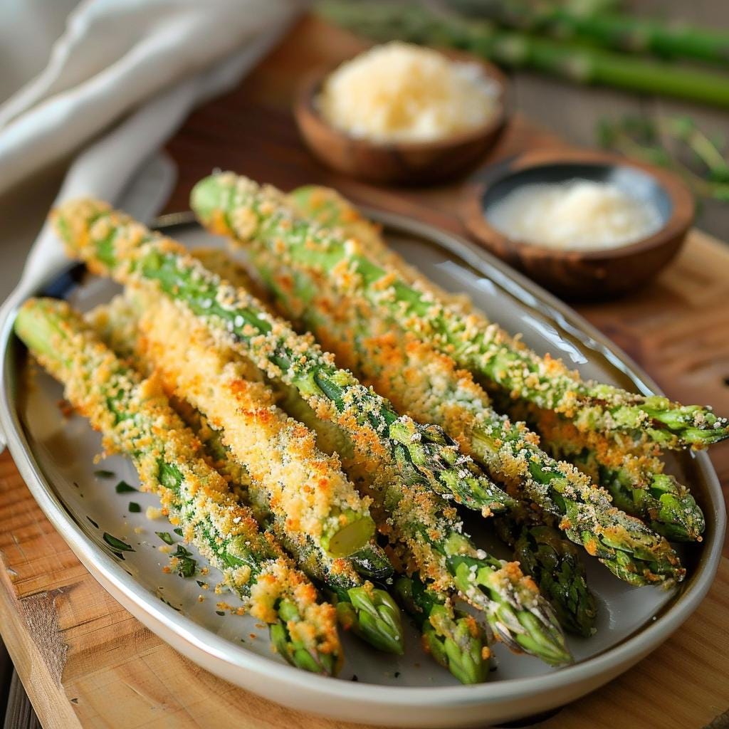 Crispy Parmesan Asparagus Sticks Recipe – Easy & Delicious Side Dish ...