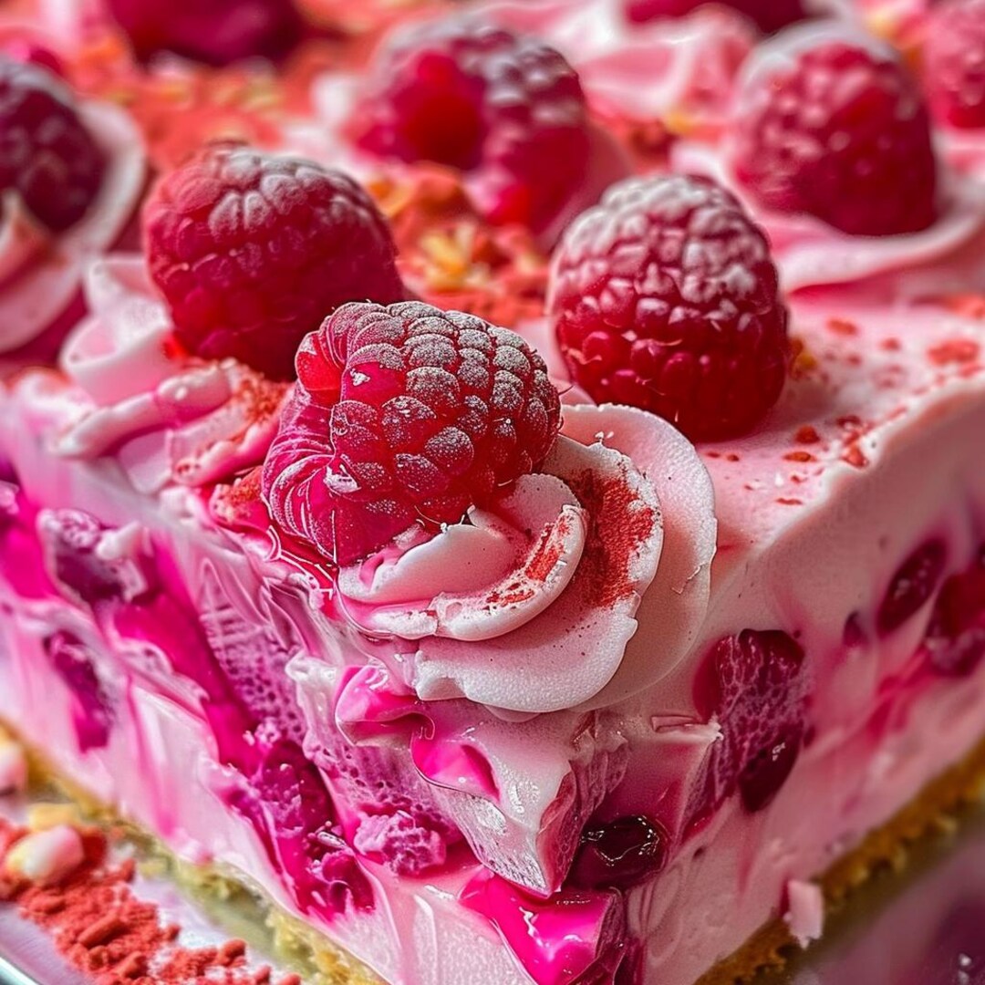 Downloadable Pink Velvet Raspberry Cheesecake Recipe – Elegant Dessert ...
