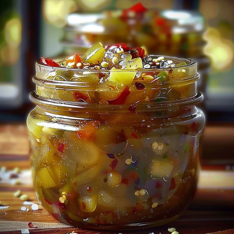 Pickled Pepper and Onion Relish – Downloadable Recipe - Etsy