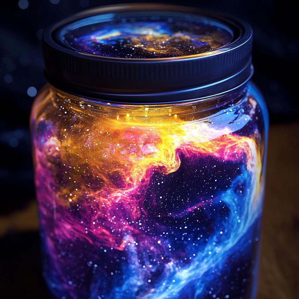 DIY Nebula (galaxy) Jar Craft - Create Your Own Cosmic Decoration ...
