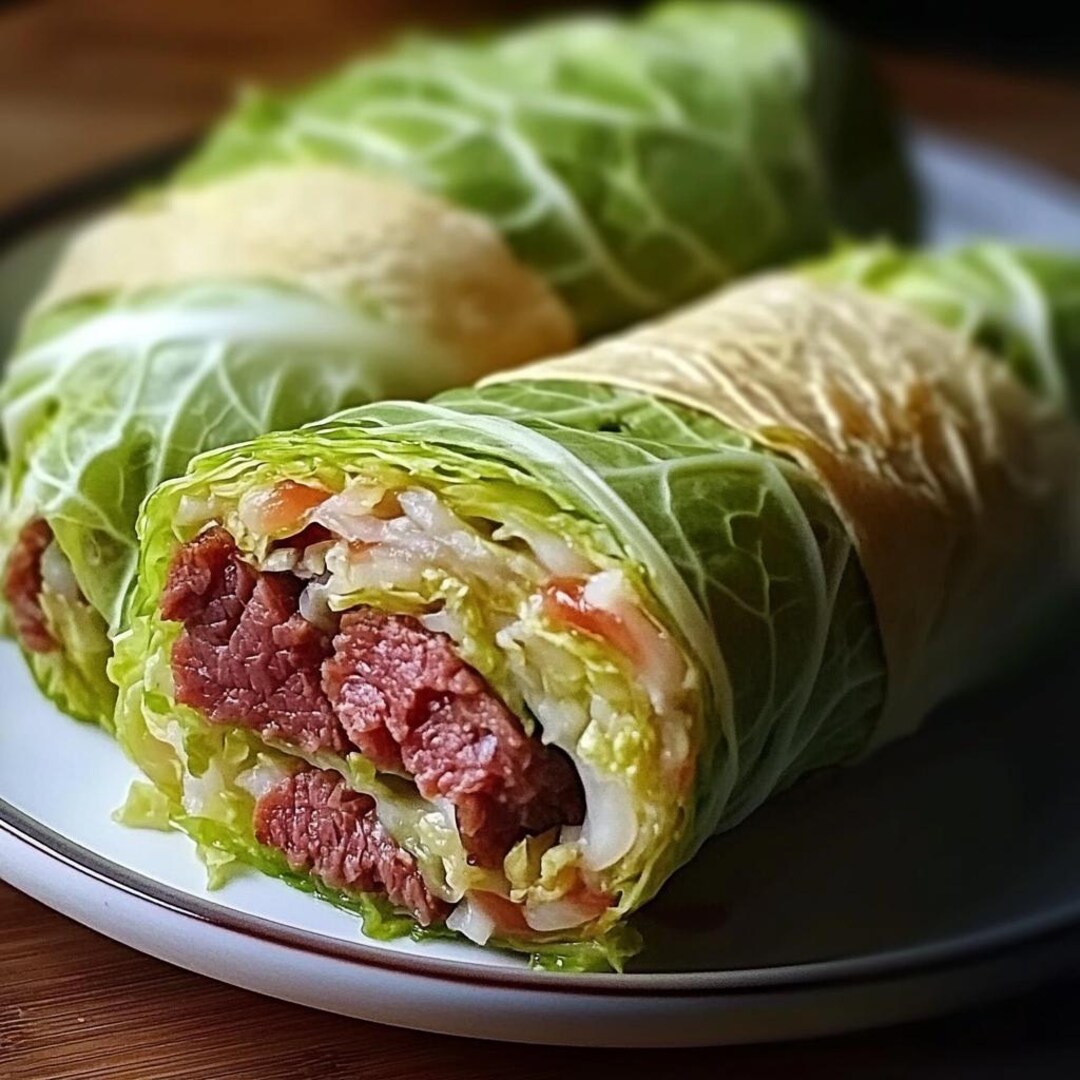 Downloadable Recipe for Healthy Corned Beef Wraps | St. Patty's Day ...