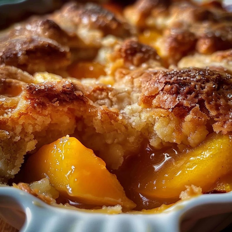 Lazy Man's Peach Cobbler Recipe – Easy & Delicious Downloadable Dessert ...