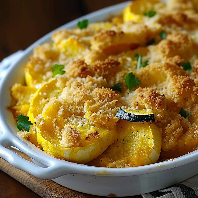 Downloadable Southern Squash Casserole Recipe – Classic Comfort Food - Etsy