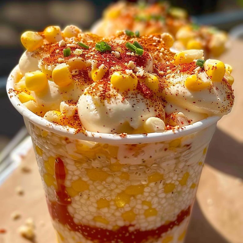 Downloadable Mexican Street Corn Cups Recipe – Elote in a Cup - Etsy