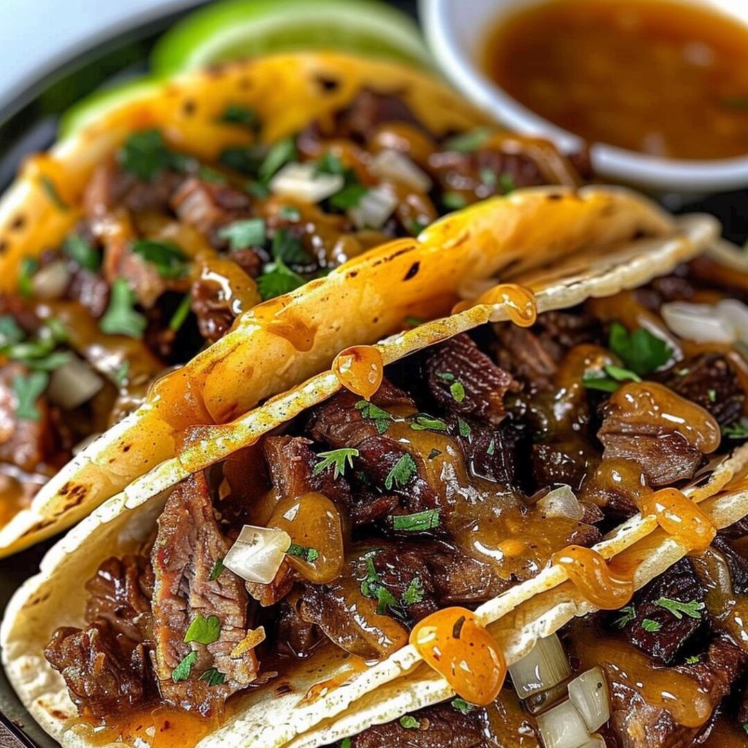 Downloadable Garlic Butter Honey BBQ Beef Tacos Recipe – Sweet, Savory, and Flavorful Tacos - Etsy