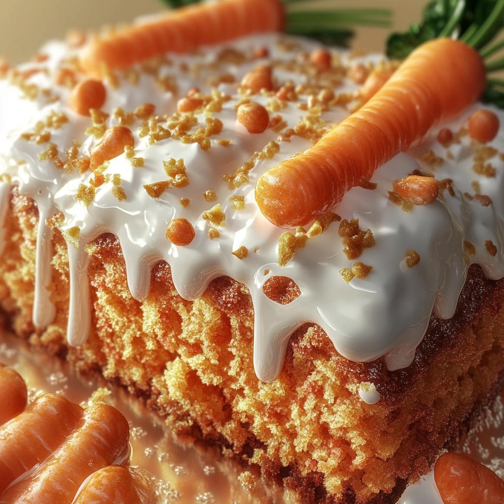 Carrot Poke Cake Recipe - Instant Download - Etsy