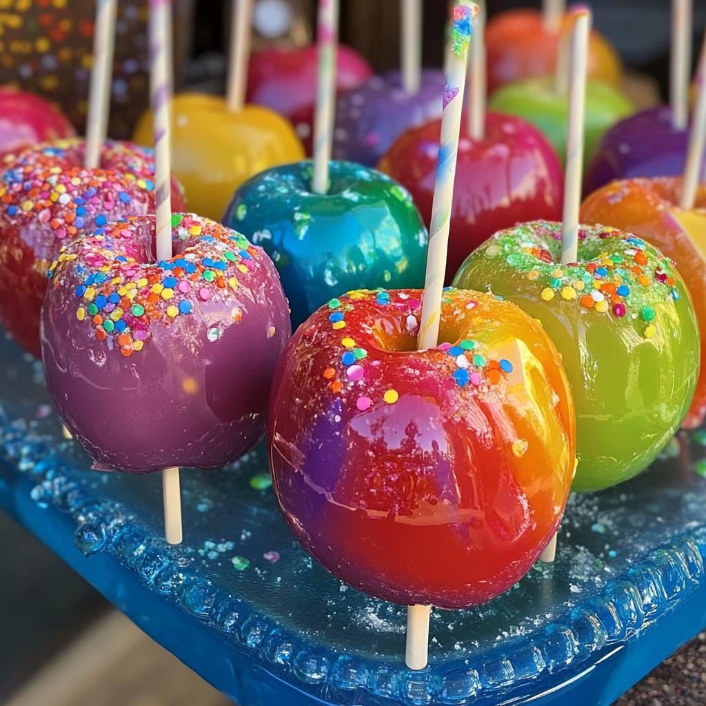 Kool-aid Colorful Candy Apples Recipe – Vibrant, Sweet, and Fun to Make ...