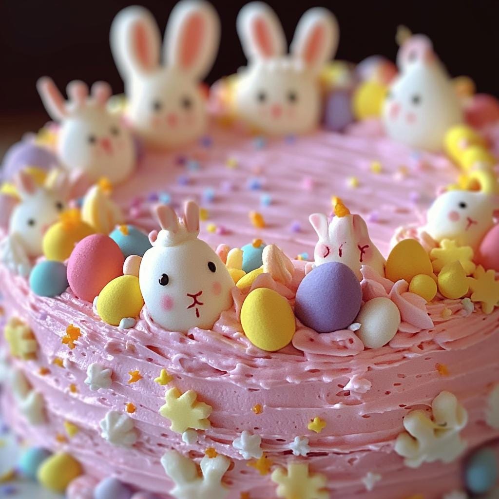 Easter Bunny Poke Cake – A Sweet and Fun Dessert for Spring! - Etsy