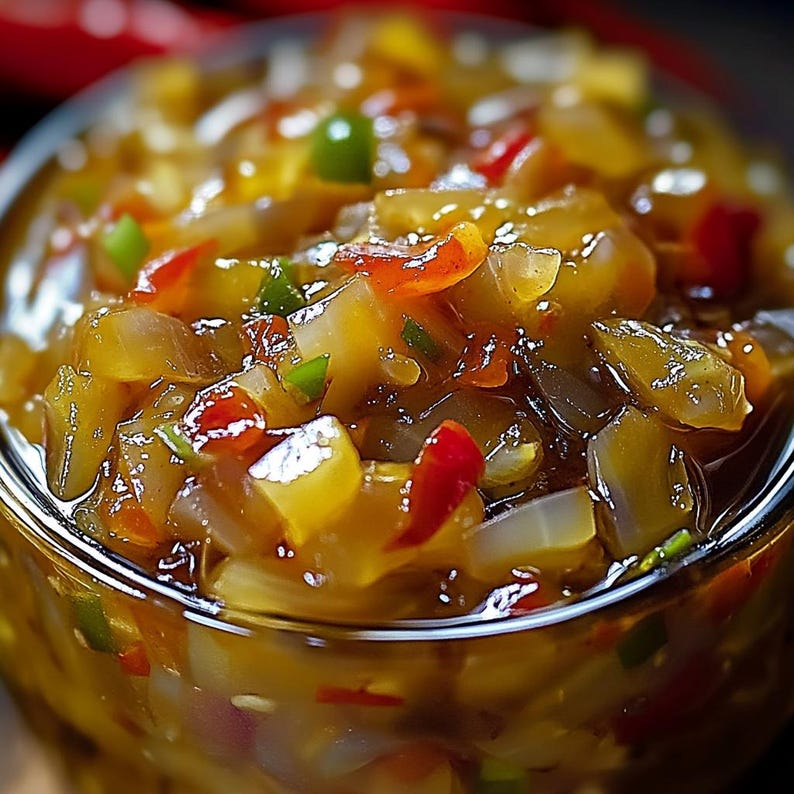 Pickled Pepper and Onion Relish Recipe – Tangy & Flavorful ...