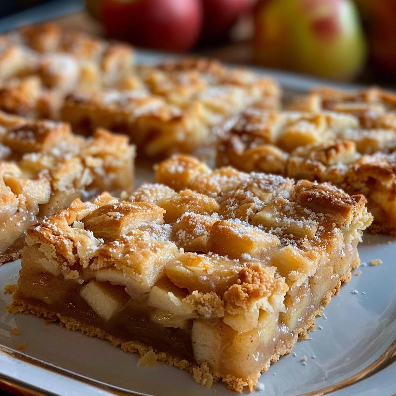Apple Pie Bars – Downloadable Easy Fall Dessert Recipe - Etsy