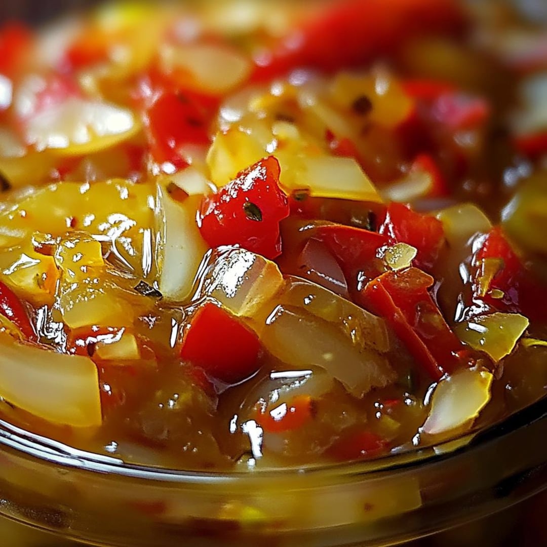 Pickled Pepper and Onion Relish Recipe – Tangy & Flavorful ...