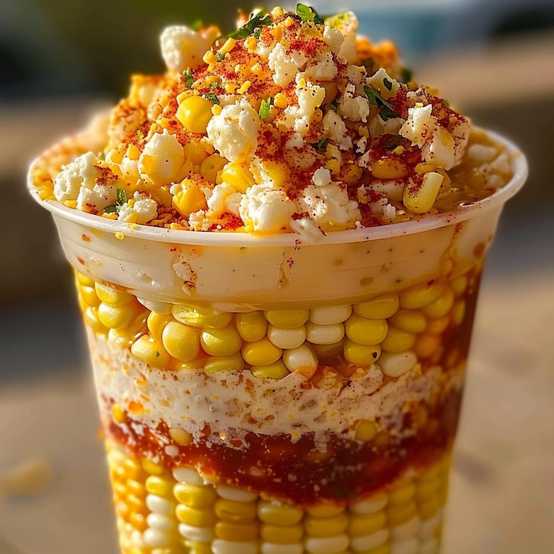 Downloadable Mexican Street Corn Cups Recipe – Elote in a Cup - Etsy