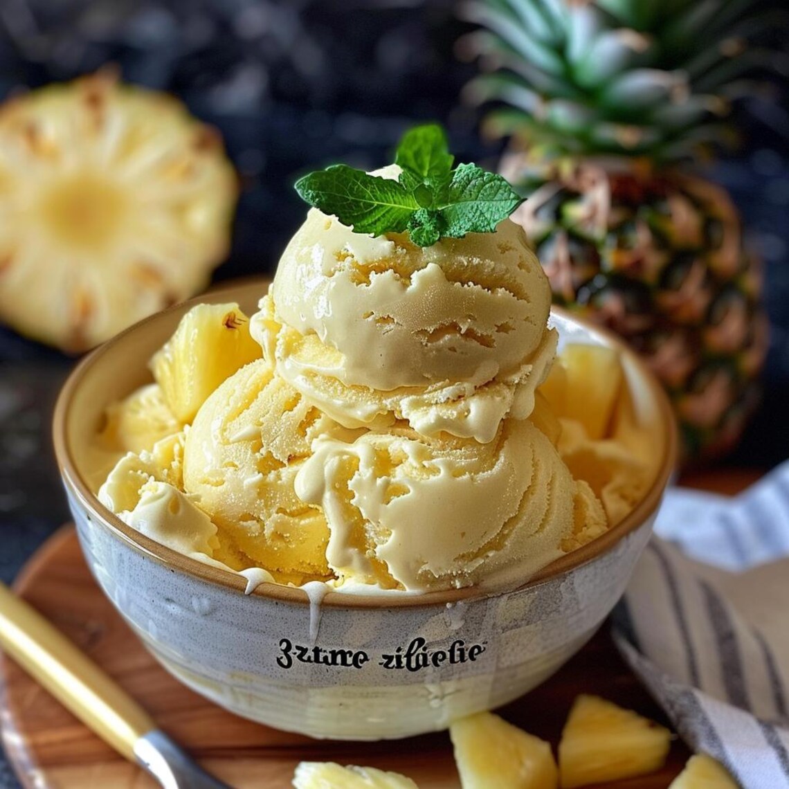 3-ingredient Pineapple Ice Cream Recipe | Easy No-churn Dessert ...