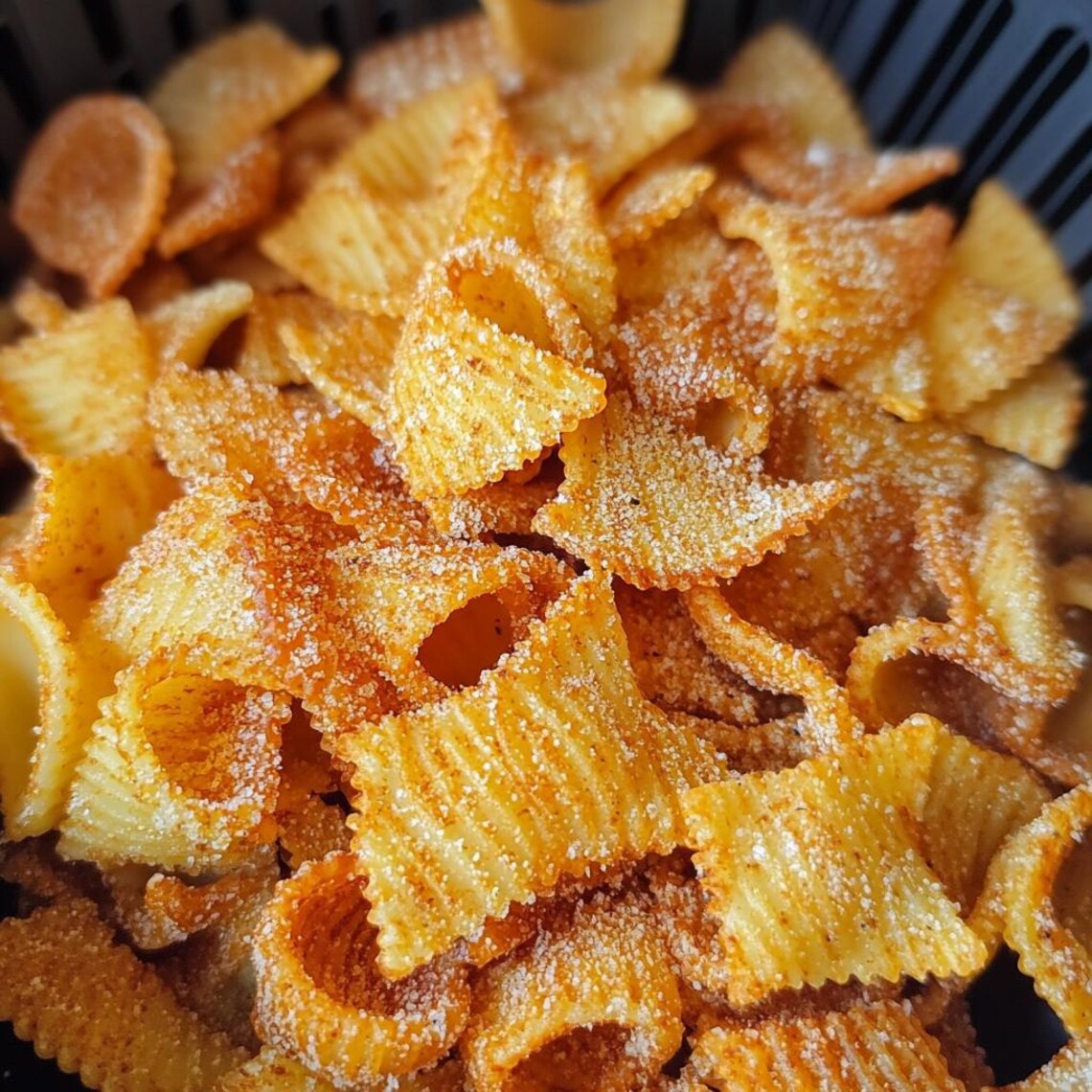 Downloadable Recipe – Air Fryer Churro Pasta Chips | Sweet & Crunchy ...