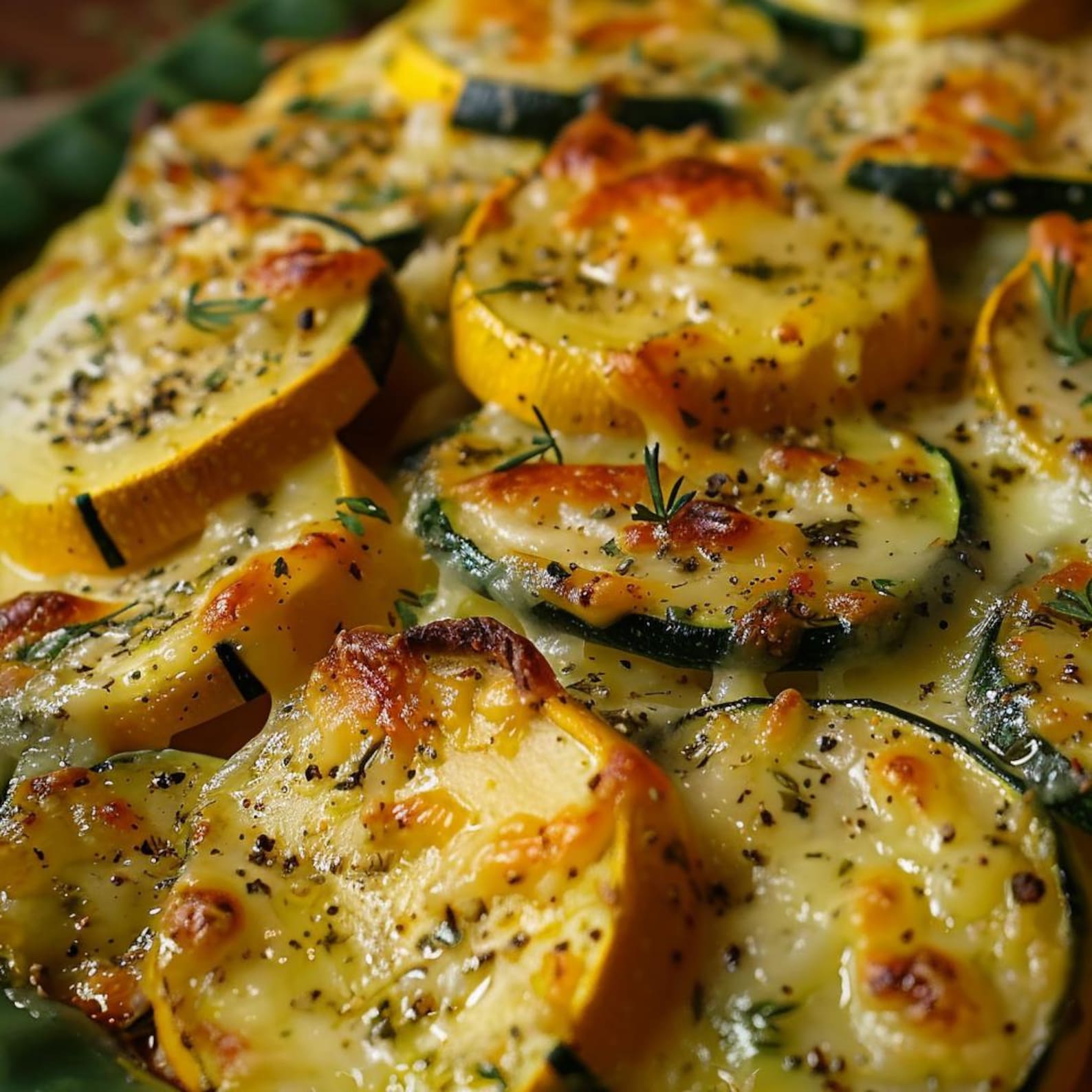 Zucchini and Yellow Squash Au Gratin – Printable Recipe Card Download ...