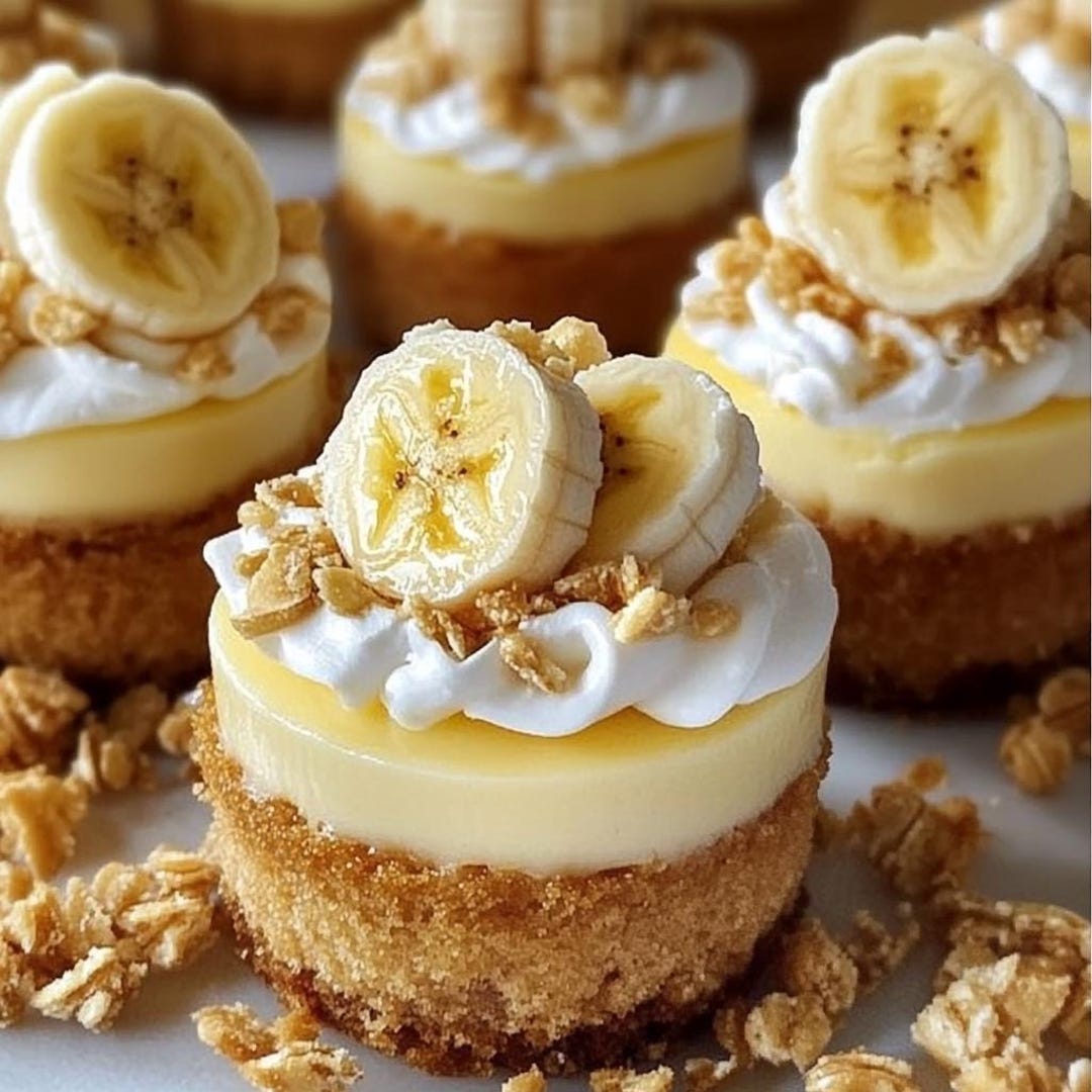 Irresistible Mini Banana Pudding Cheesecakes – Creamy Cheesecake With ...