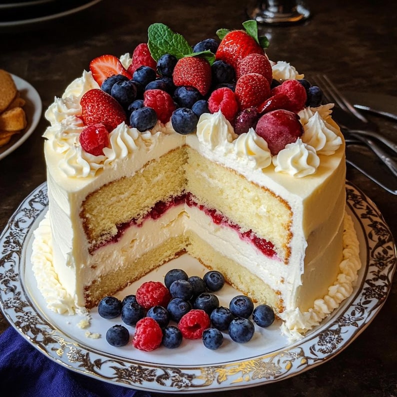 Chantilly Cake With Cheesecake Bottom Layer – Decadent Dessert Recipe ...