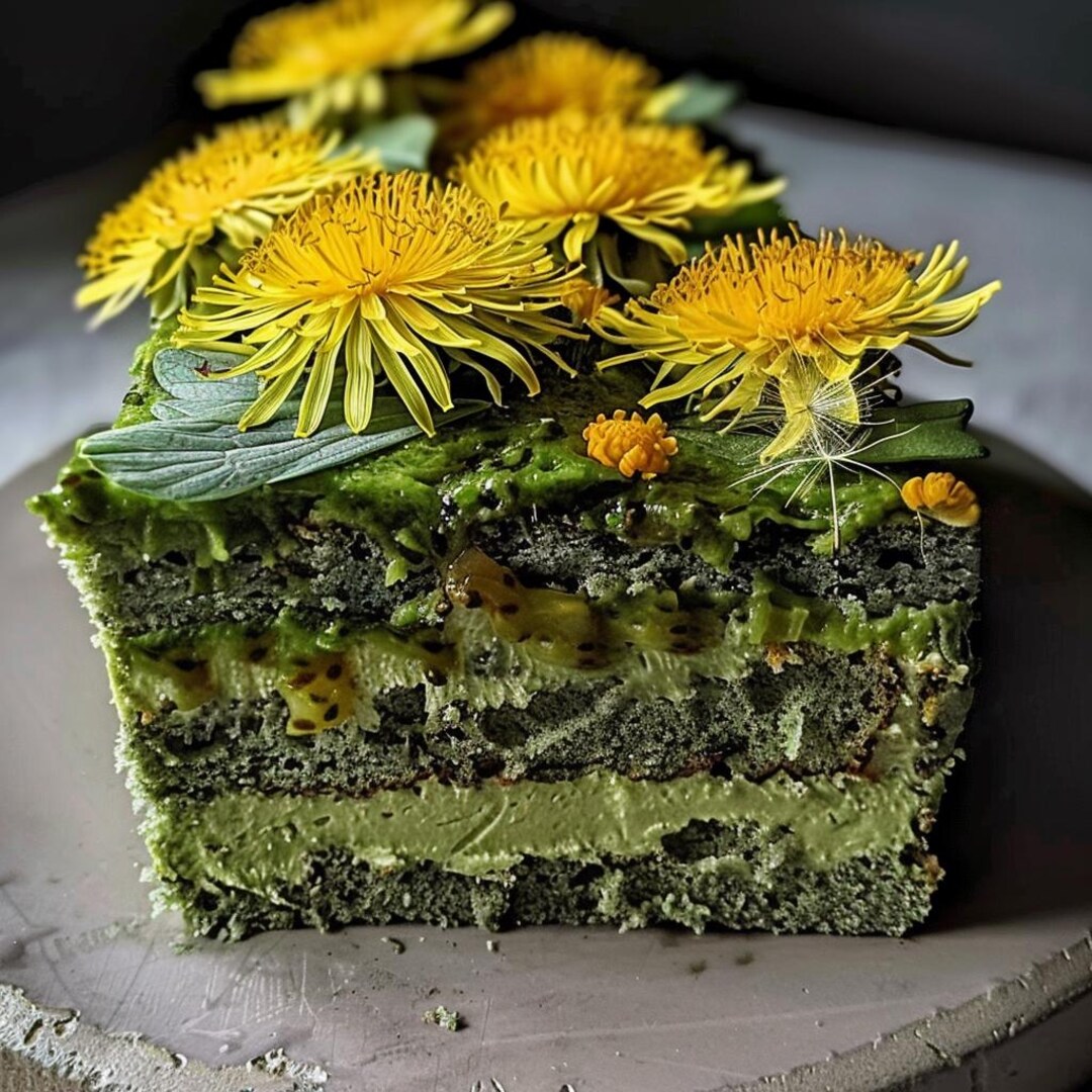 Dandelion & Nettle Cake Recipe – Foraged Herb Cake – Printable Download ...