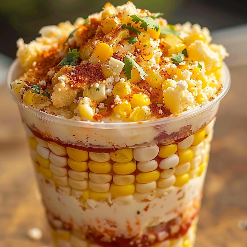 Downloadable Mexican Street Corn Cups Recipe – Elote in a Cup - Etsy
