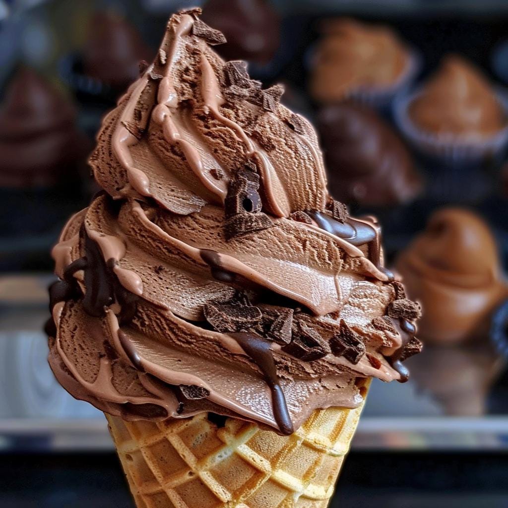Downloadable Ultimate Chocolate Soft Serve Delight Recipe – Creamy ...