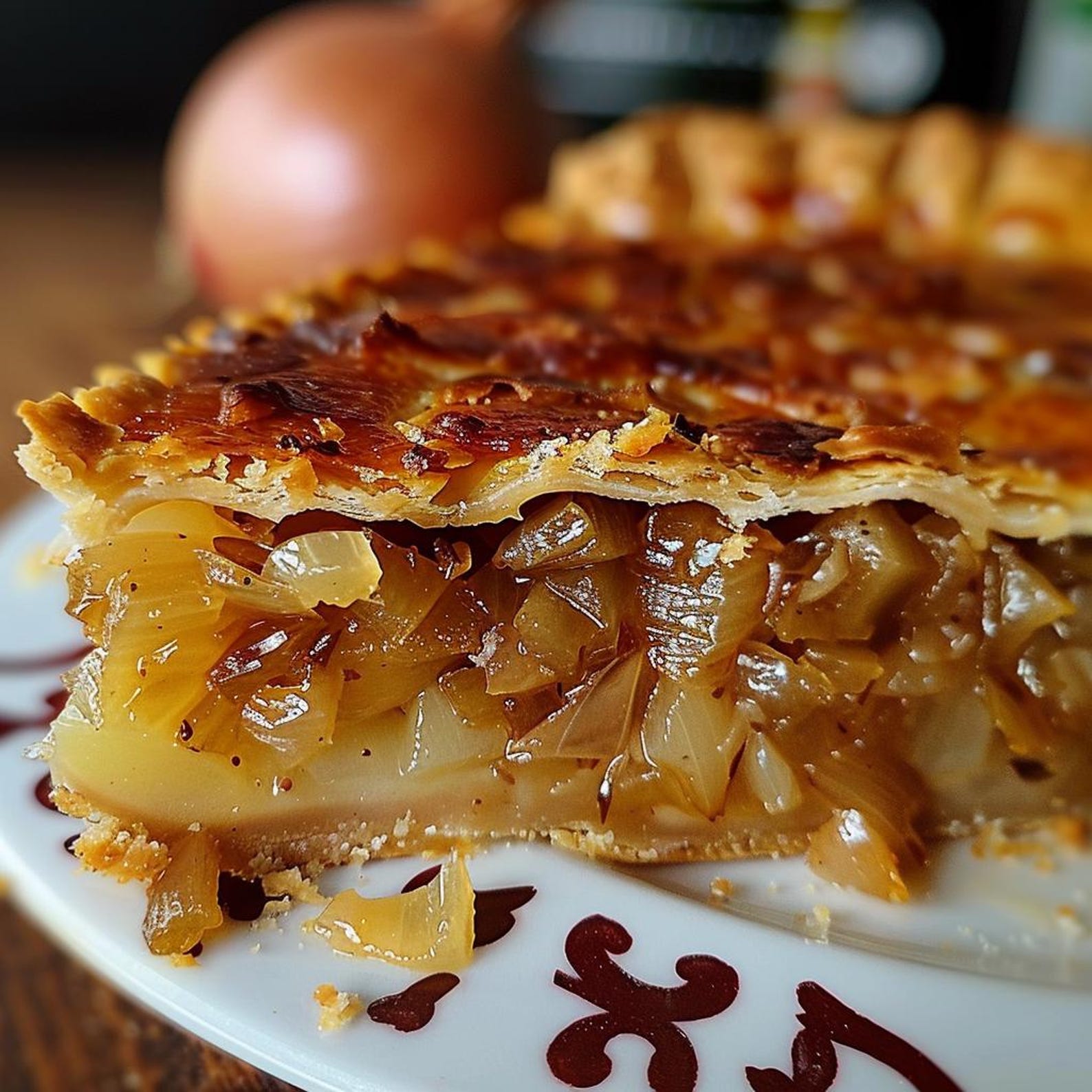 German Onion Pie (zwiebelkuchen) Recipe | Traditional Savory Bake ...