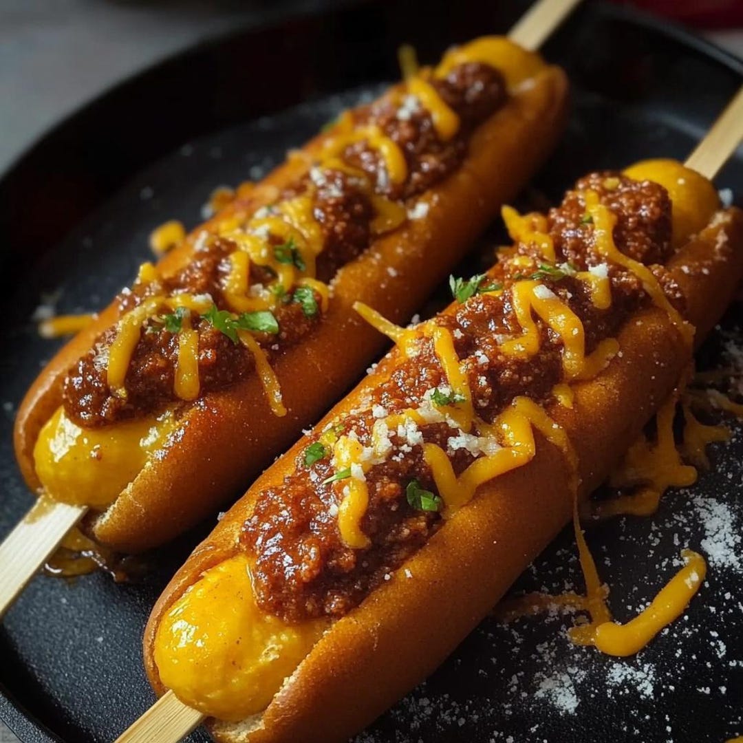 Downloadable Chili Cheese Corn Dogs Recipe – A Fun & Tasty Twist on ...