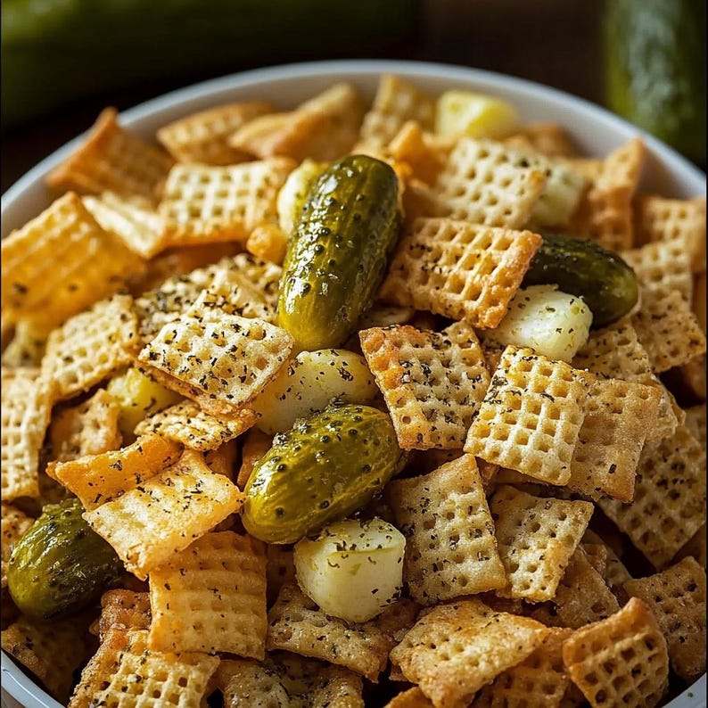 Dill Pickle Chex Mix – Tangy, Crunchy, and Irresistibly Addictive - Etsy
