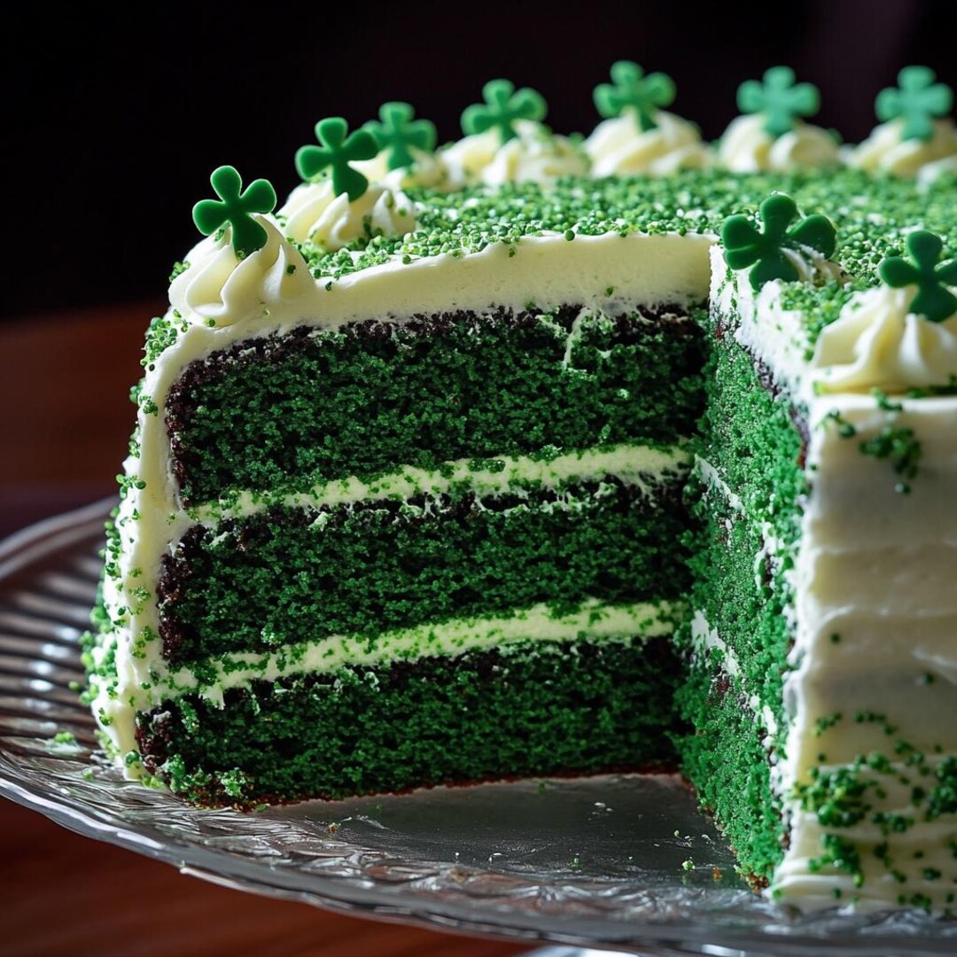 St. Patrick’s Day Green Velvet Cake – A Festive & Flavorful Treat - Etsy