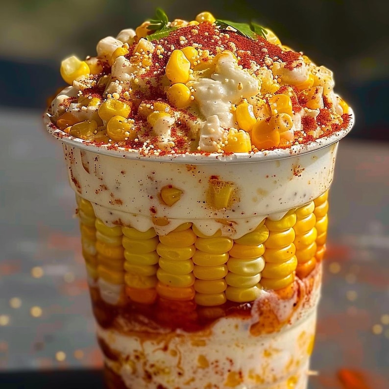 Downloadable Mexican Street Corn Cups Recipe – Elote in a Cup - Etsy