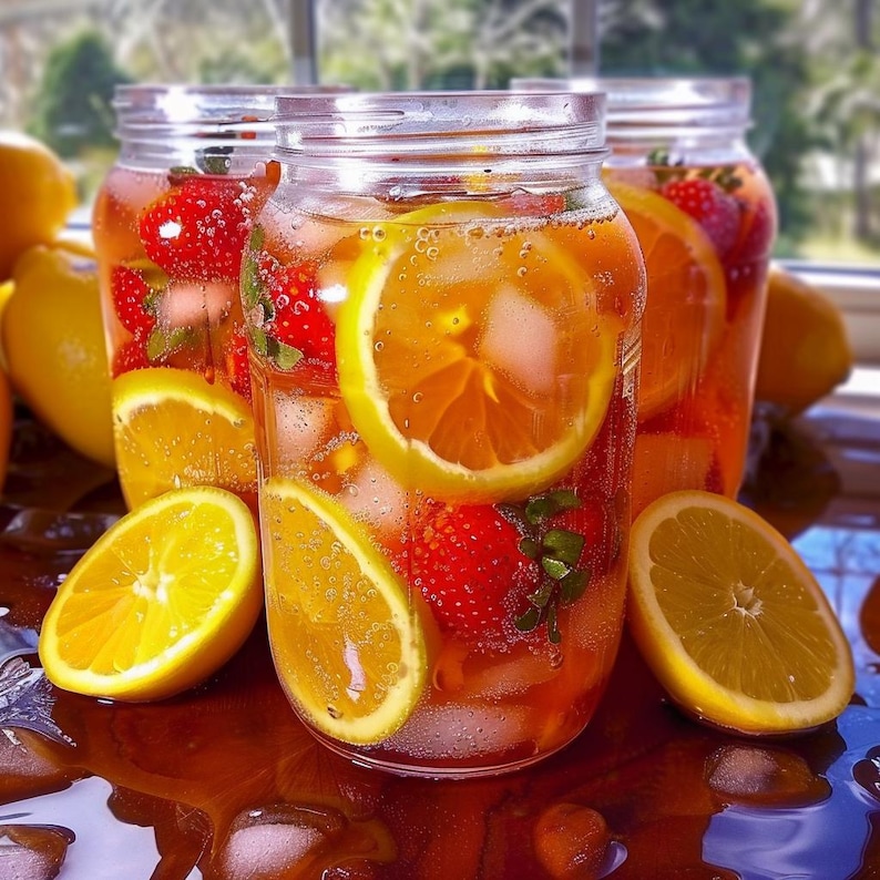 Strawberry Citrus Iced Tea Recipe | Refreshing Summer Drink | Instant ...
