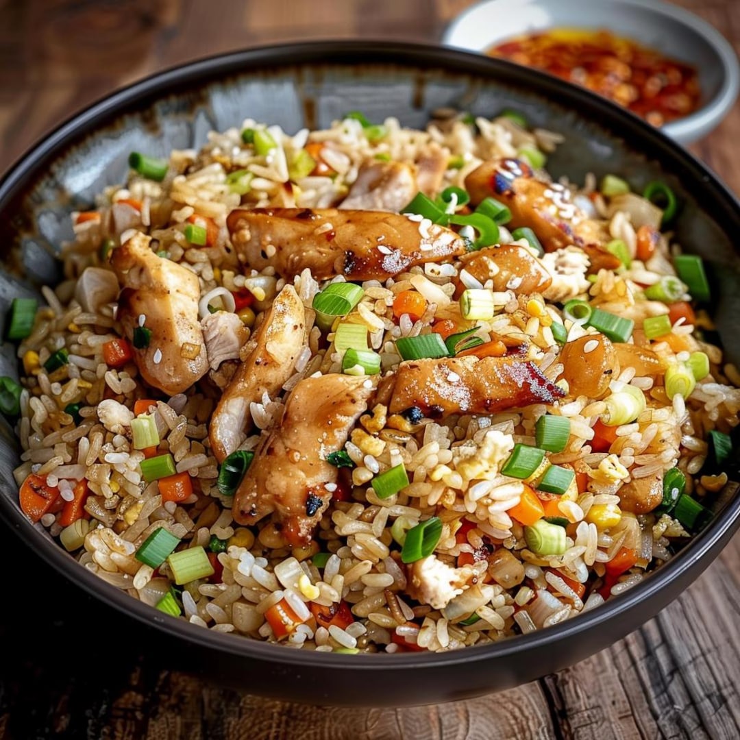 Sticky Garlic Chicken Fried Rice – Downloadable Recipe - Etsy