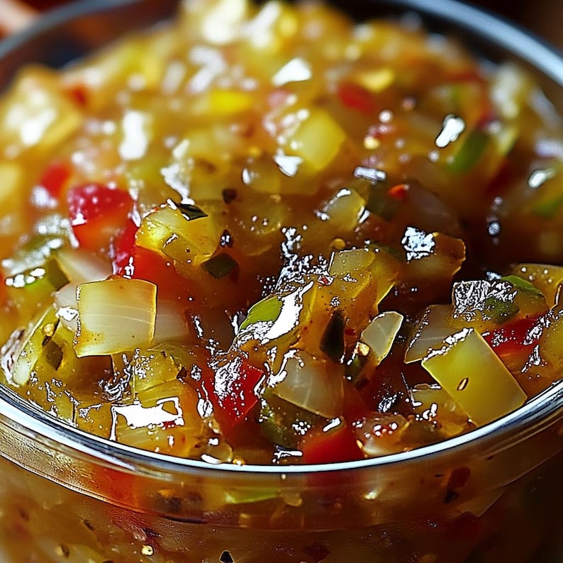 Pickled Pepper and Onion Relish Recipe – Tangy & Flavorful ...