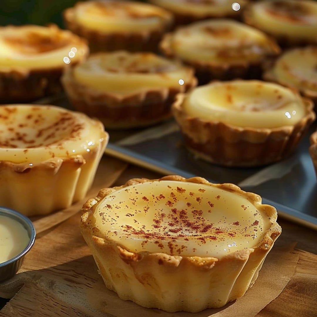 Mini Milk Tart Tarts – Creamy South African Custard in Buttery Crusts ...