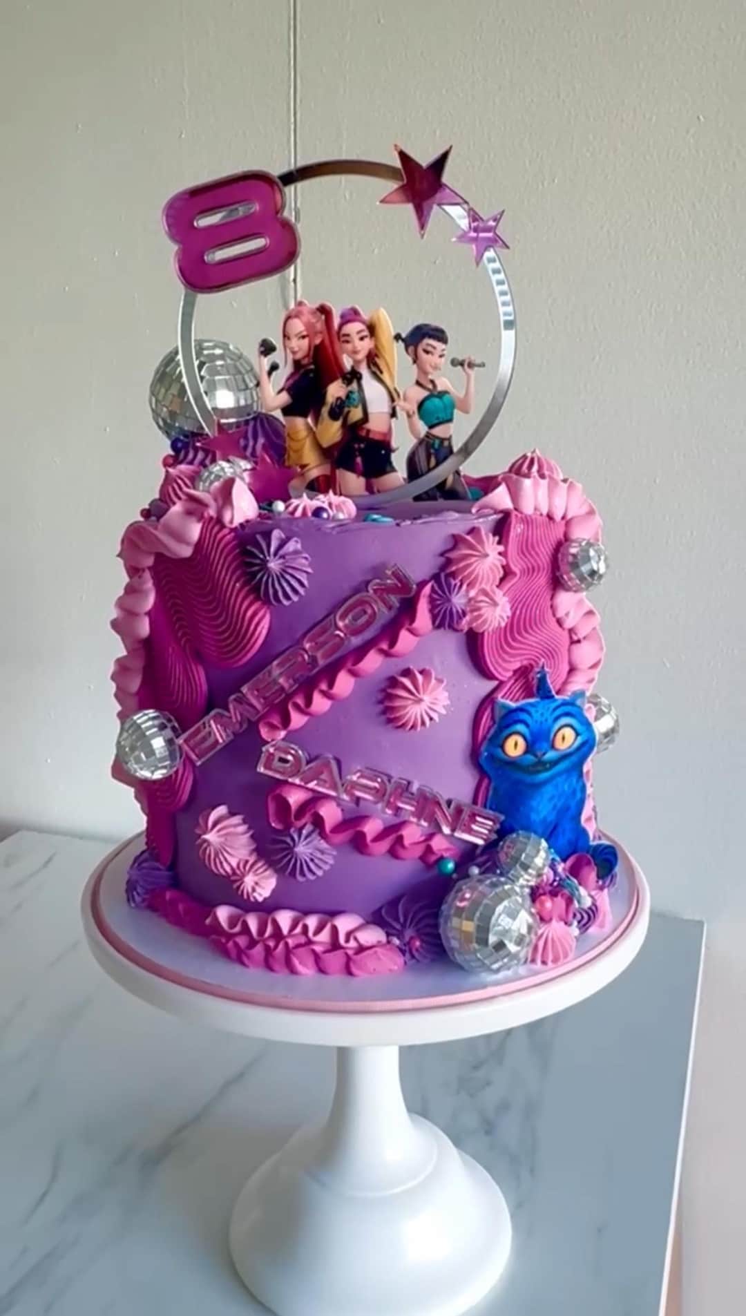 Décoration de gâteau Kpop Demon Hunters / Fête K-Pop Demon Hunter - Etsy France