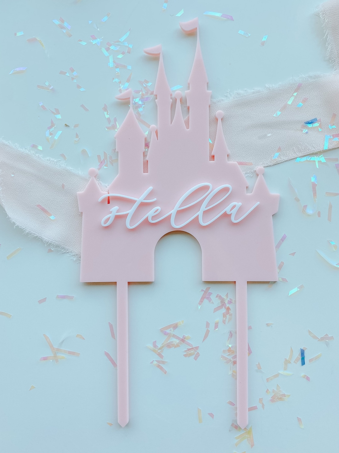 DISNEY MAGIC Castle Cake Topper / Disney Princess Party - Etsy