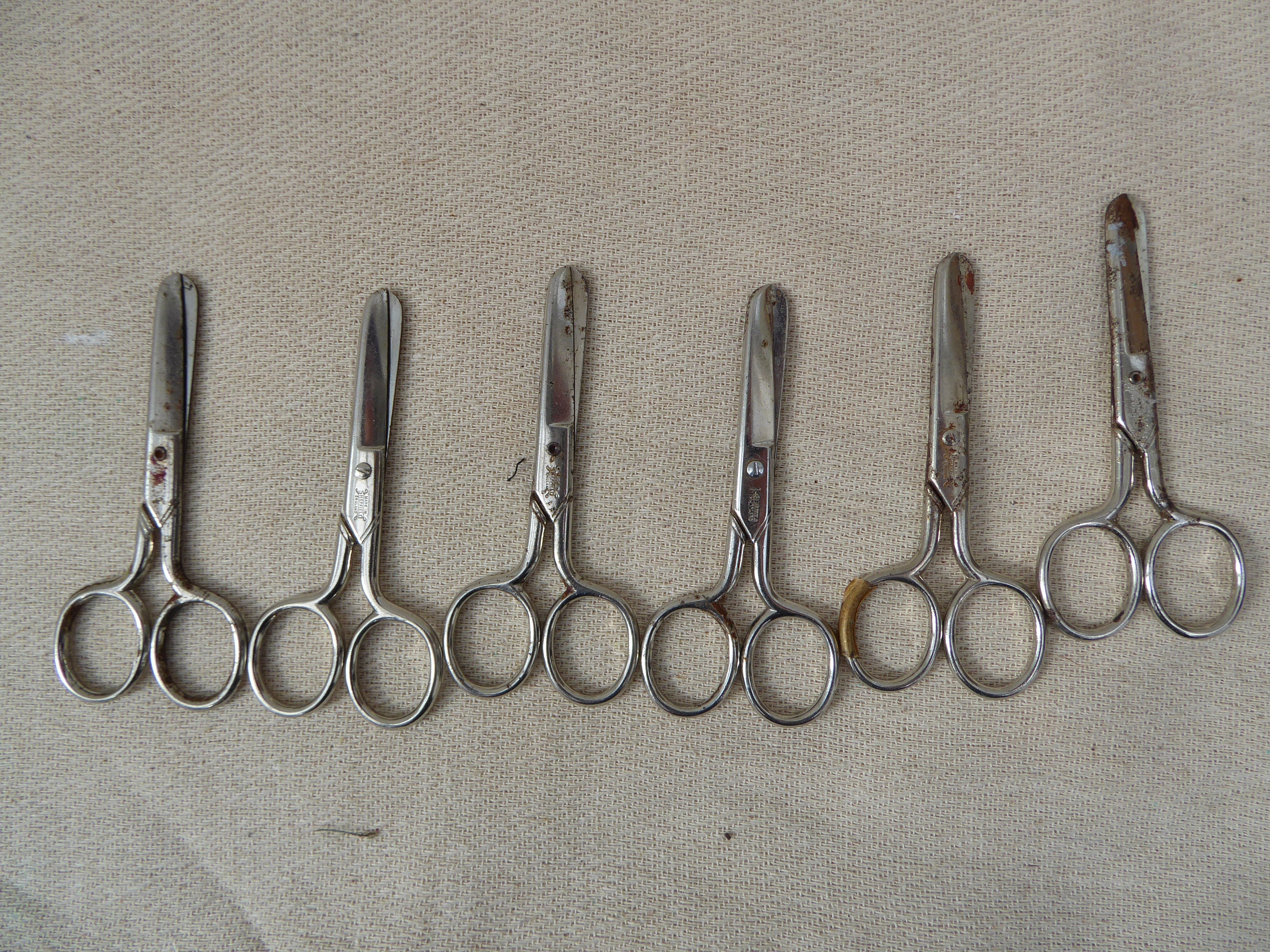 Vintage Scissors, Paper Scissors, Round Tip Scissors, Child Safe ...